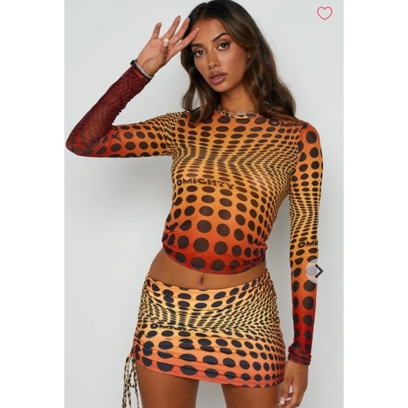 omighty | Skirts | Omighty Illusion Mini Skirt Set Size S | Poshmark